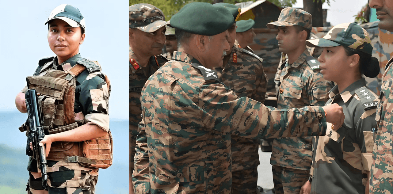 BSF Officer Neha Bhandari Honored for "Exceptional Courage" During ...